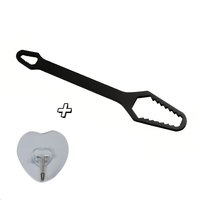 Набор торцевых ключей Torx 2 шт, черный, с крючками для хранения, регулируемый самозажимной, диаметр 3-17 мм, толщина 5 мм, для авторемонта и домашних работ