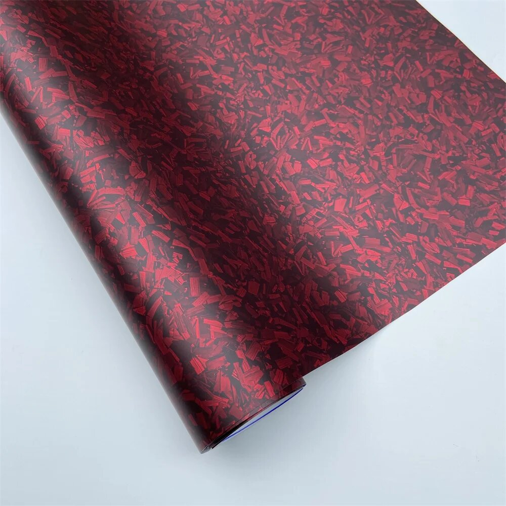 Виниловая пленка Matte Red кованая