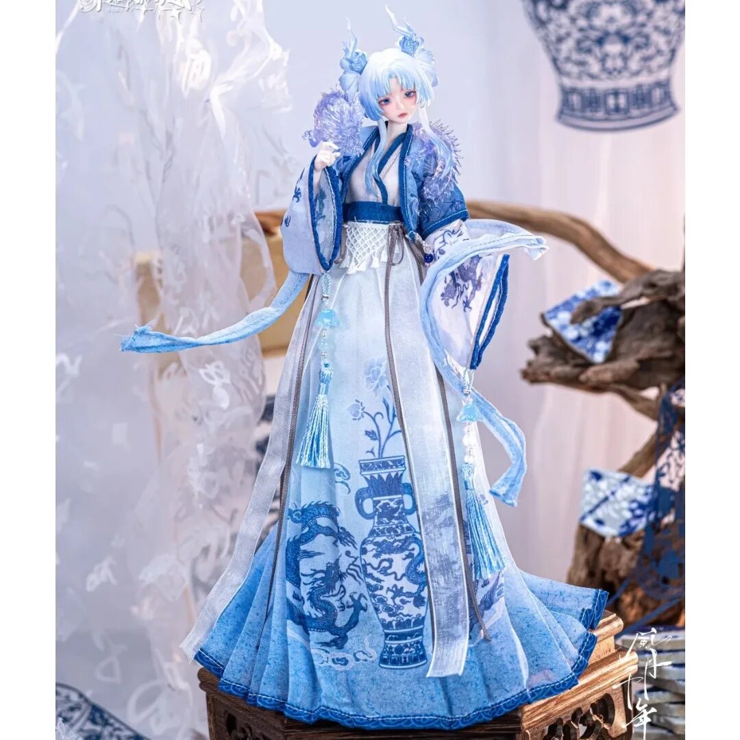 Luo Jiujiu Wind & Millennium Special 1/6 BJD Кукла Синий, B