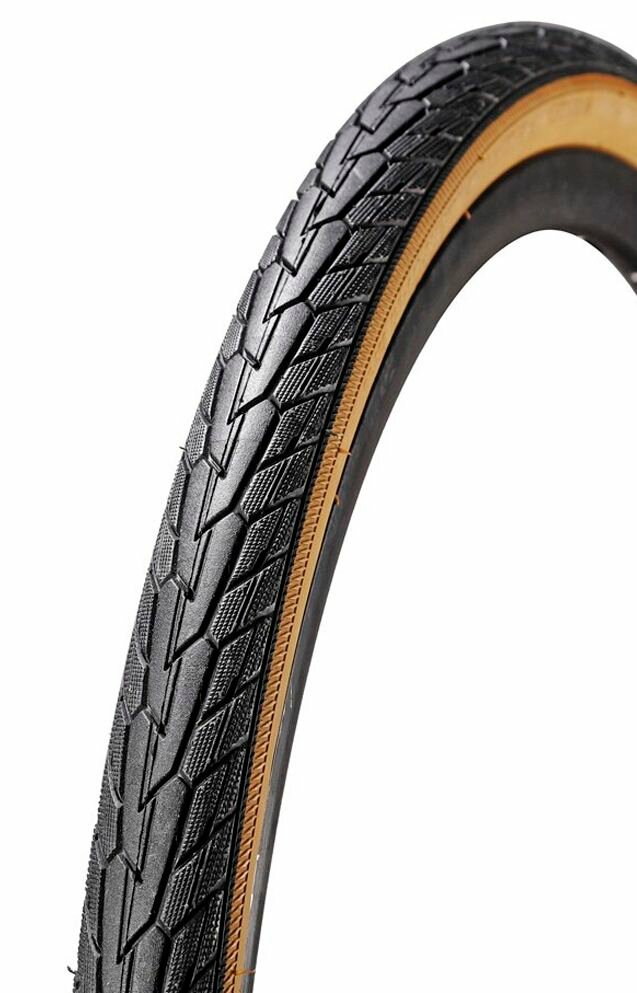 Велопокрышка 28x1.40 700x35C (37-622) SCHWALBE ROAD CRUISER K-Guard. Стальной корд. Бежевая боковина