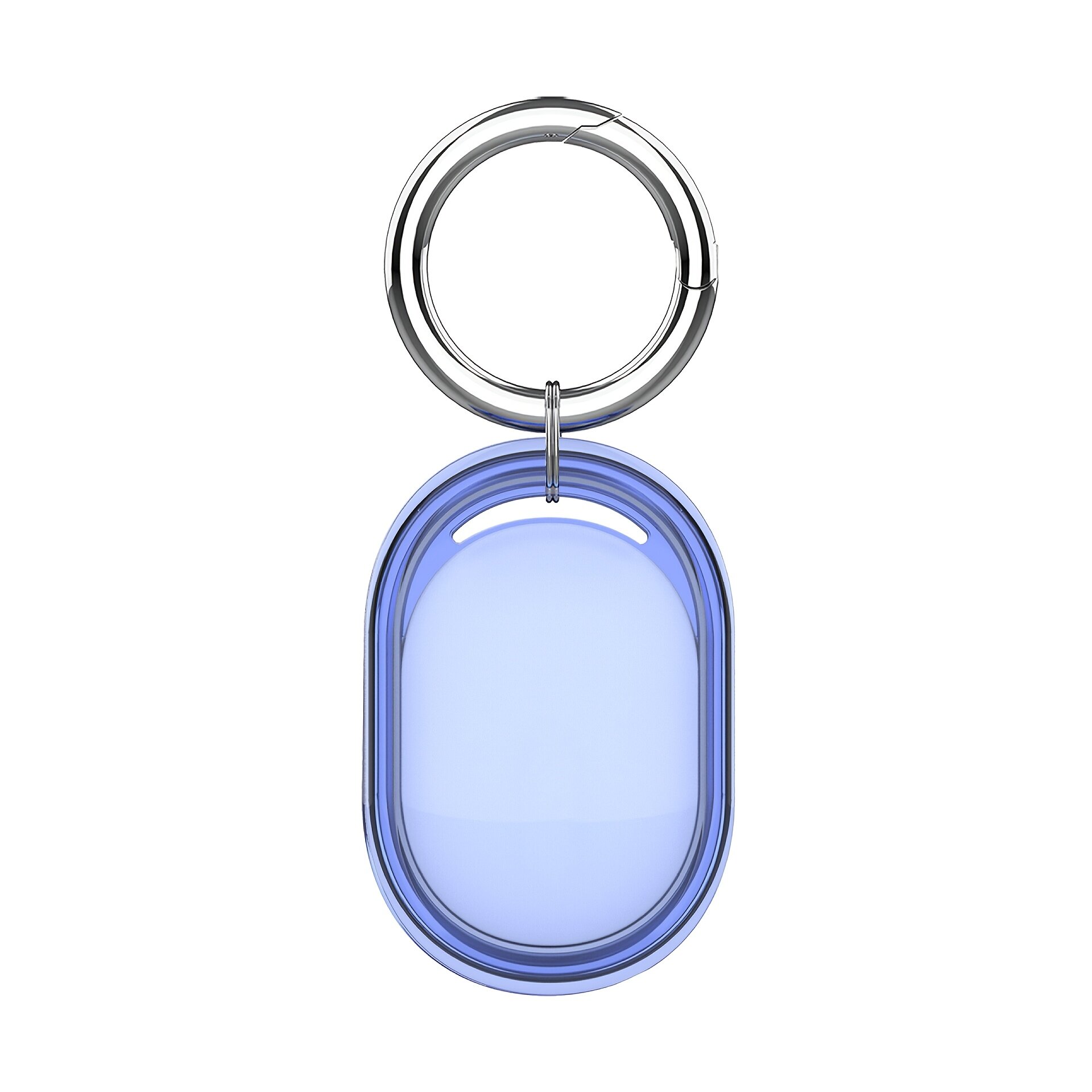 Защитный чехол-брелок из TPU для Bluetooth-трекера, антипотеря, полный комплект, прозрачно-синий, для кошек и собак