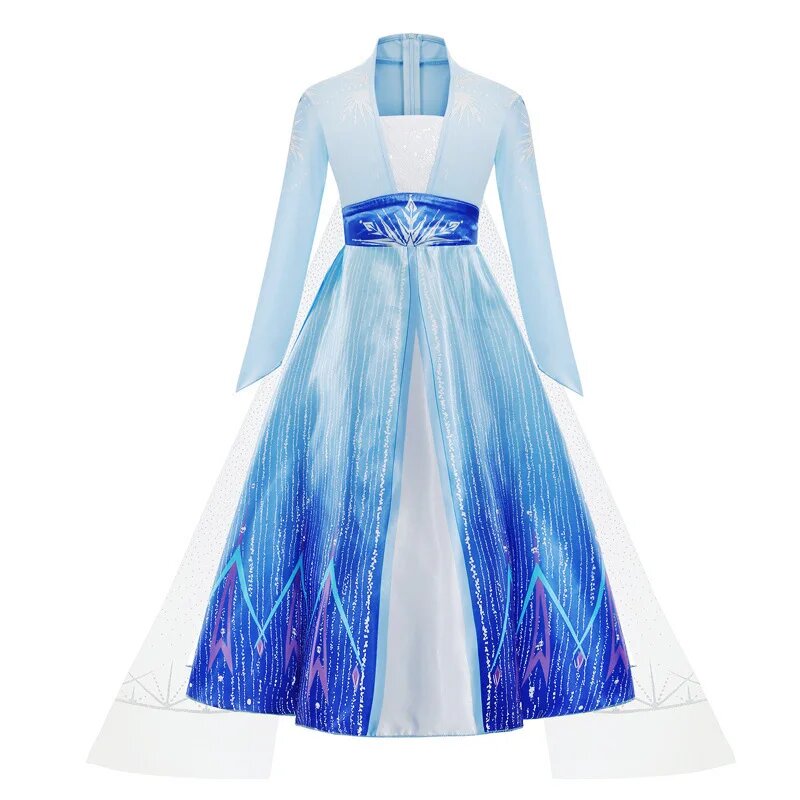 Платье Эльзы Disney синее 7-8T(TAG 140), ELSA DRESS