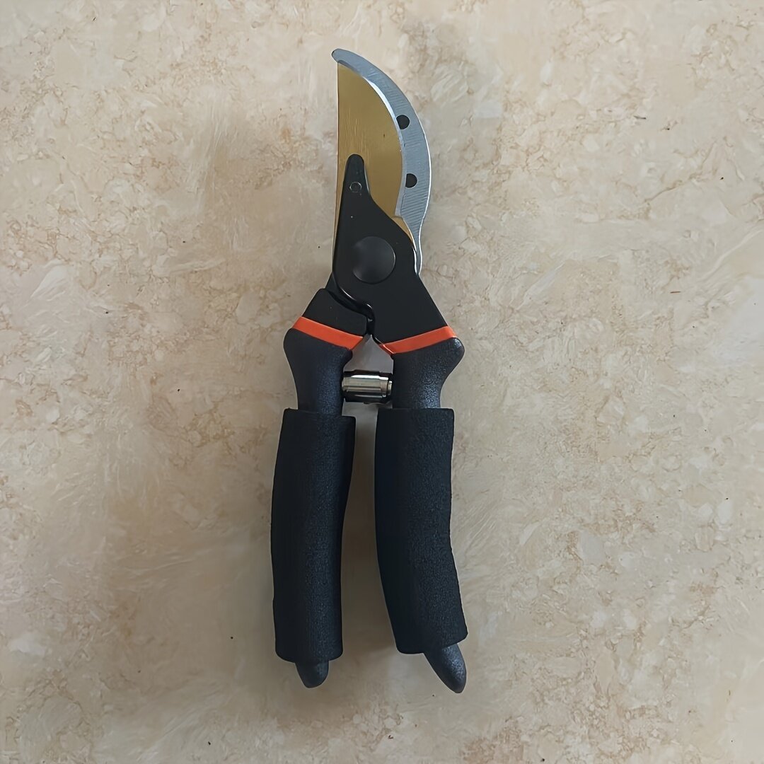 Армированный секатор из стали SK5 для обрезки веток, садовые ножницы для фруктовых деревьев, удобная ручка, 1 шт.