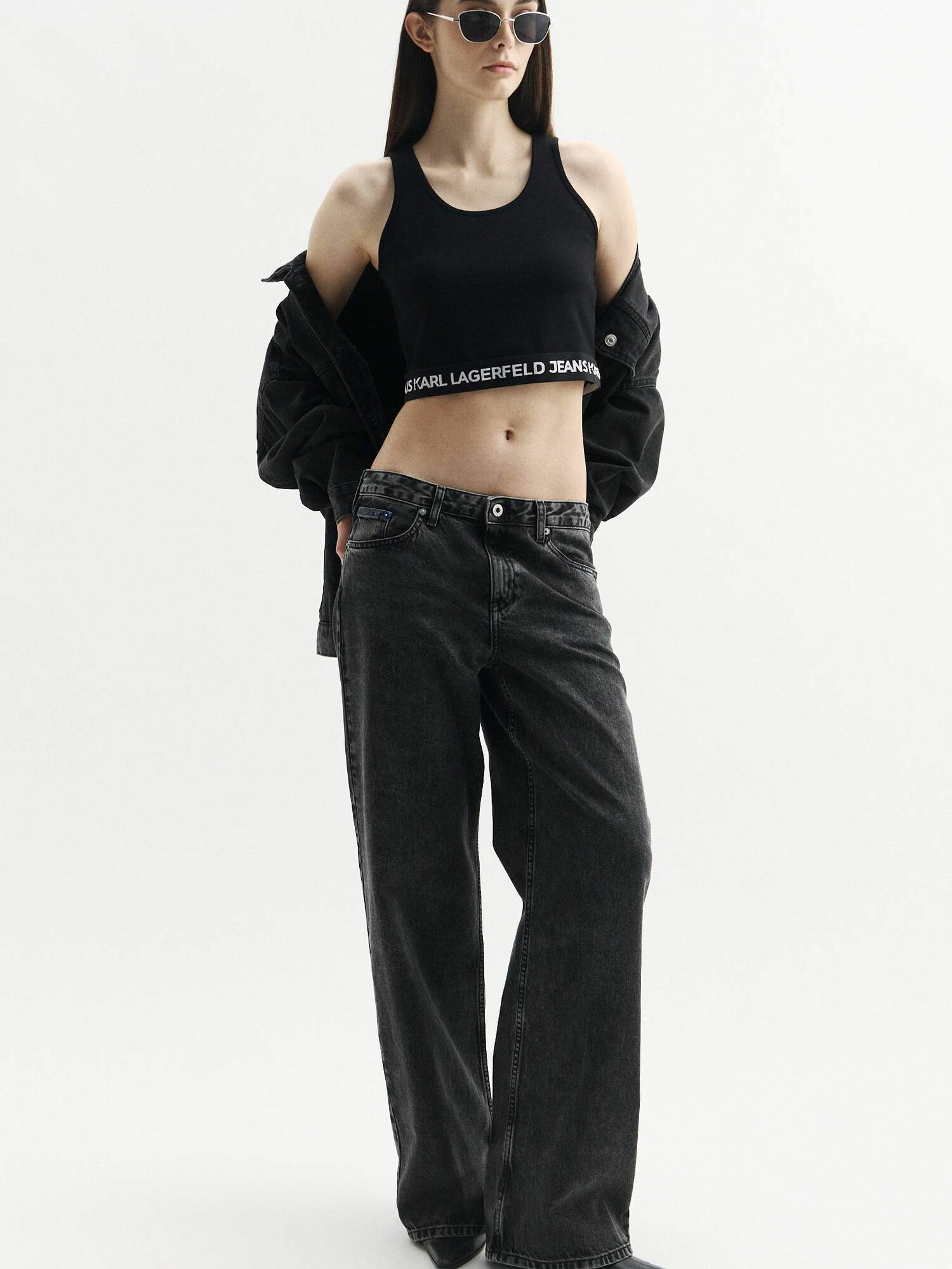 Футболка KARL LAGERFELD JEANS, 1 шт., размер M, черный — фото 1