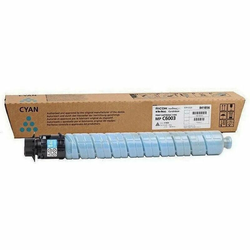 Картридж MP C6003 для RICOH Aficio MP-C5503, MP-C4503asp голубой