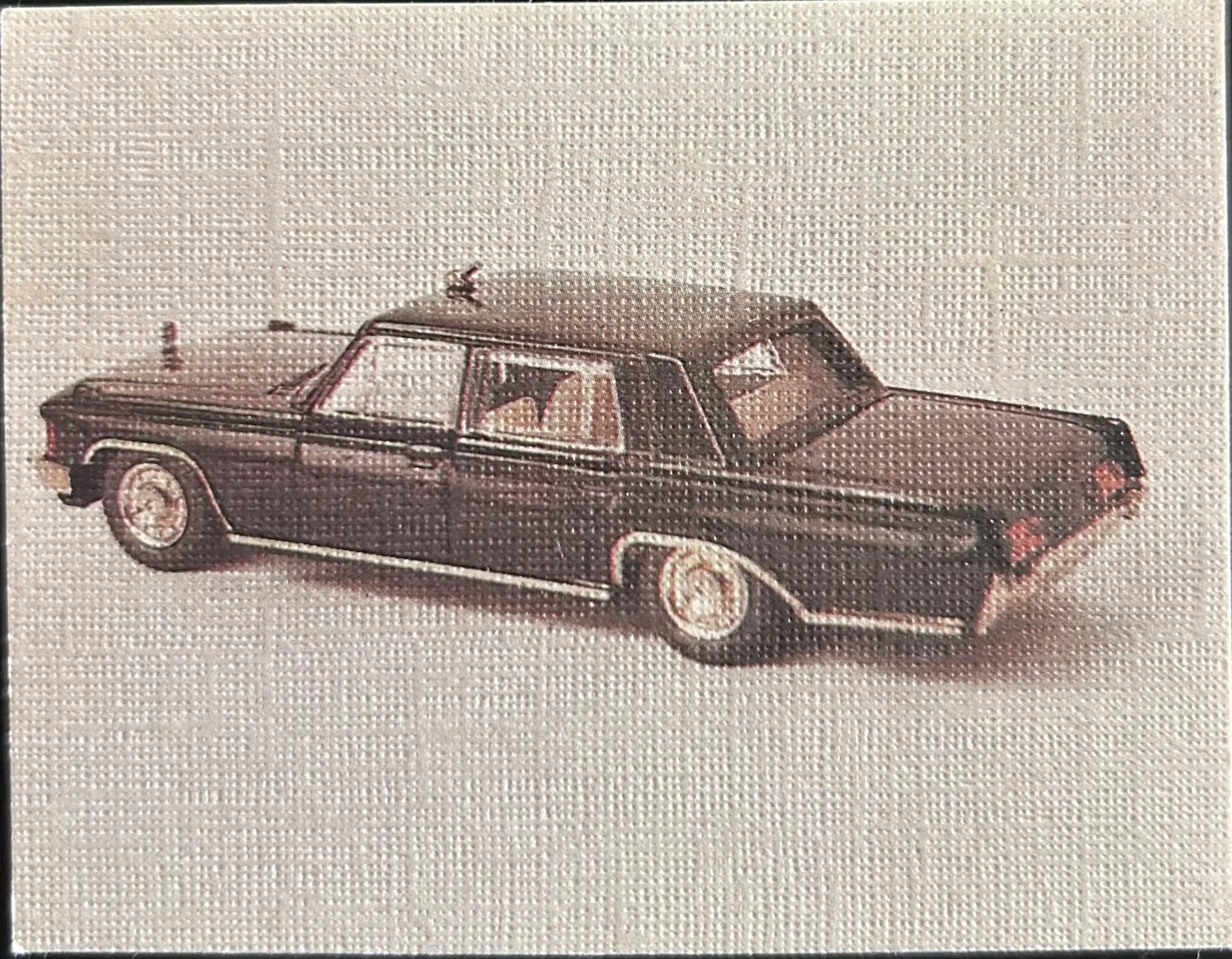 Открытка СССР "ЗИЛ-117.1971г." (Планета, 1986г.) 7х9 см.