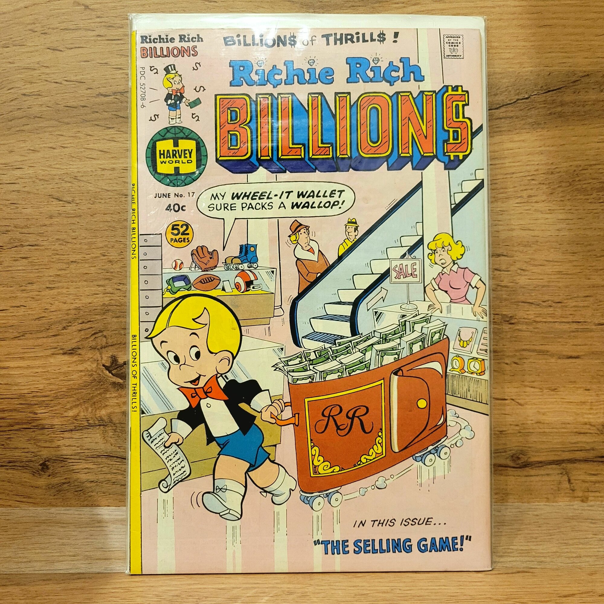 Раритетный Комикс Richie Rich Billioners #17. 1975 Год. Комикс (сингл) на английском языке