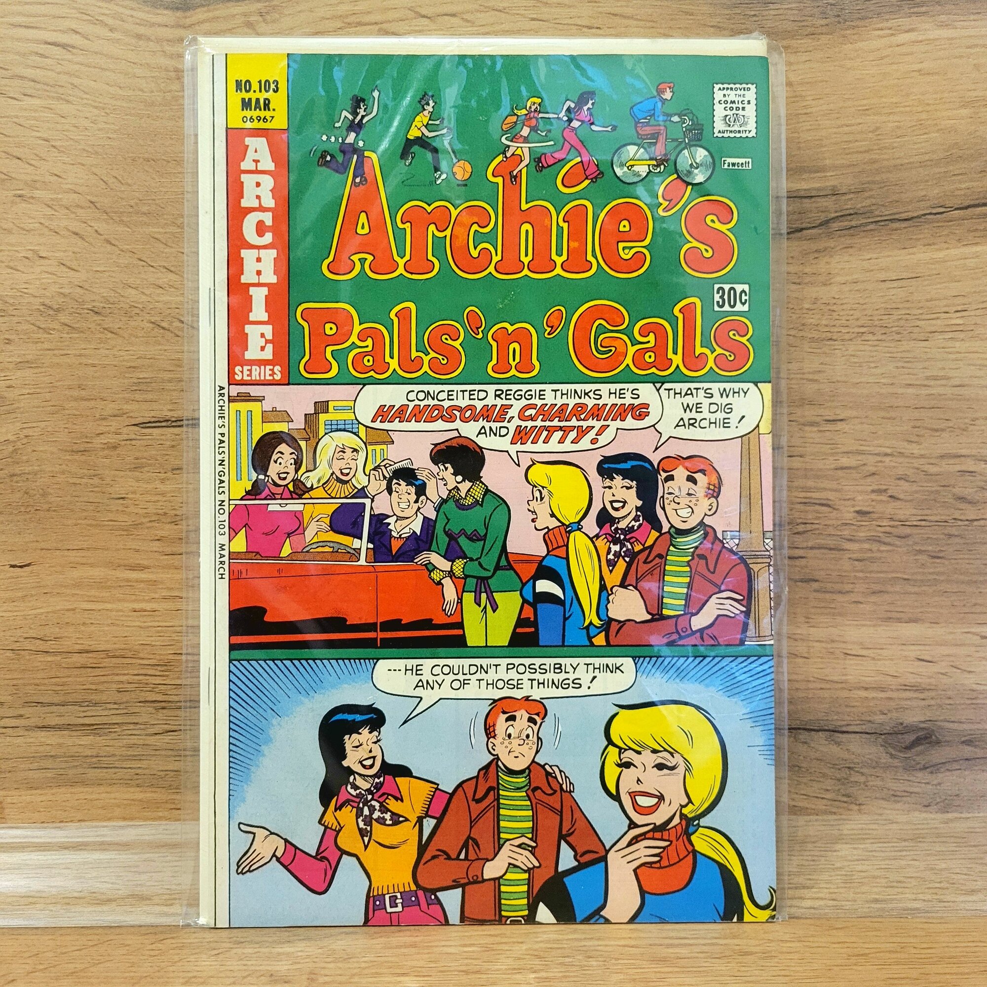 Раритетный Комикс Archie #102. 1975 Год. Комикс (сингл) на английском языке