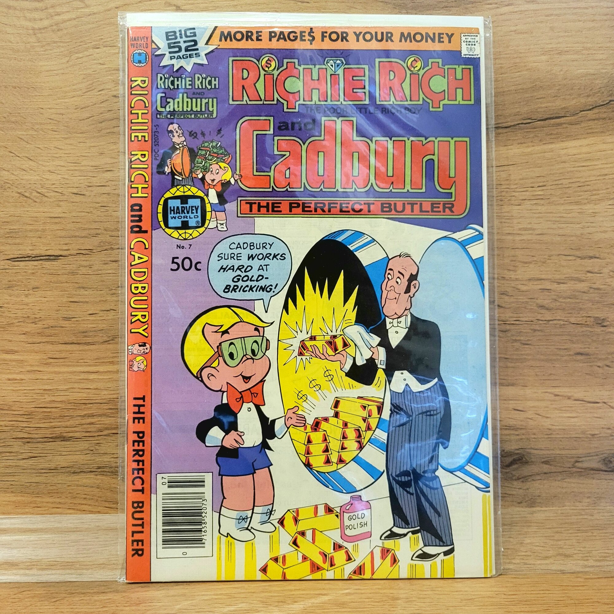Раритетный Комикс Richie Rich #7. 1975 Год. Комикс (сингл) на английском языке