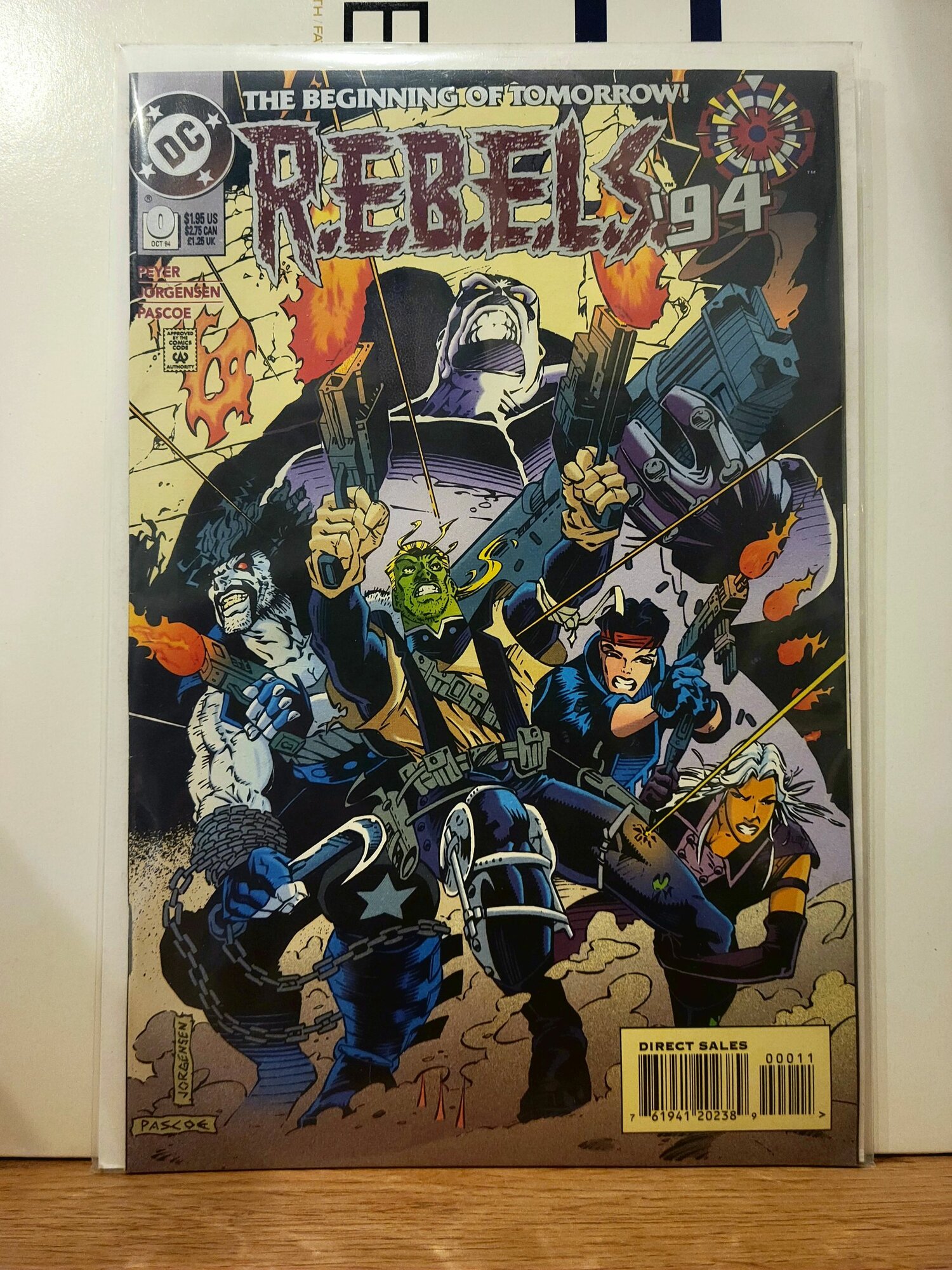 Ретро Комикс Rebels #0. 1994 Год. Коллекционный выпуск.