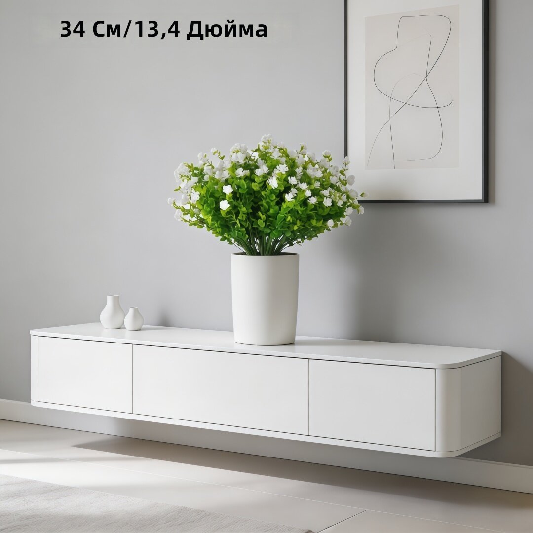 18 шт. Эвкалипт и камелия, искусственные растения для декора дома, спальни, балкона, подоконника, улицы и интерьера, без полива, лёгкий уход