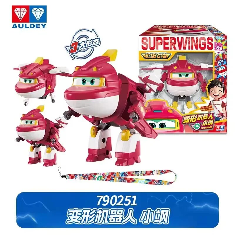 Фигурка-трансформер Super Wings Аулдей Ангар Красный, T