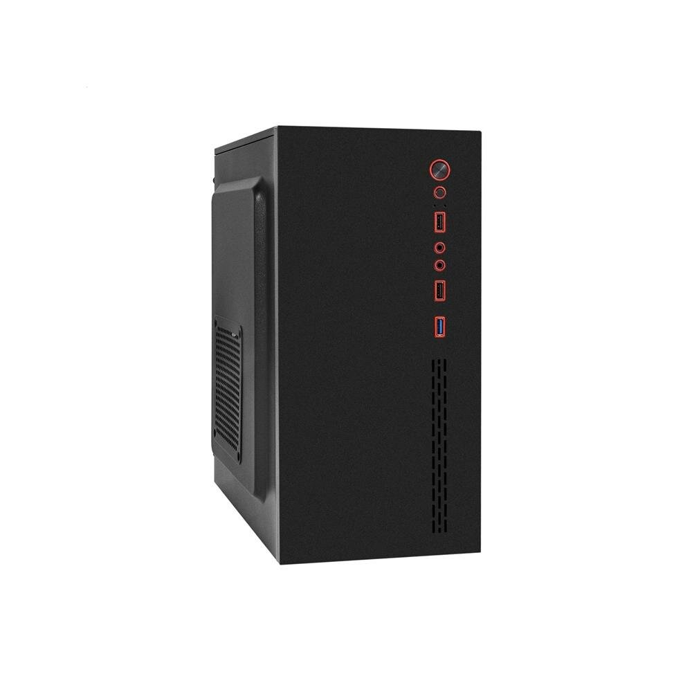 Корпус Minitower ExeGate BAA-403U-UNS400 (mATX, БП UNS400 с вент. 12см, 2*USB+1*USB3.0, HD Audio, черный)