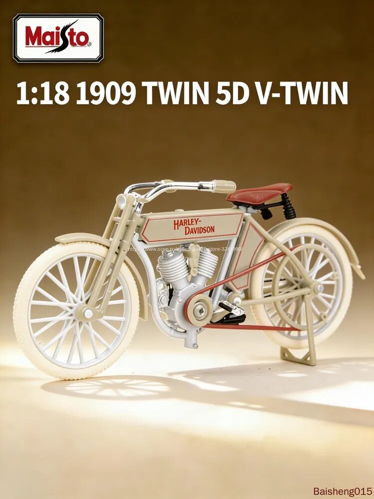 MaiSto/Модель локомотива Harley в масштабе 1:18/Коллекция игрушек/Изготовление сплавов