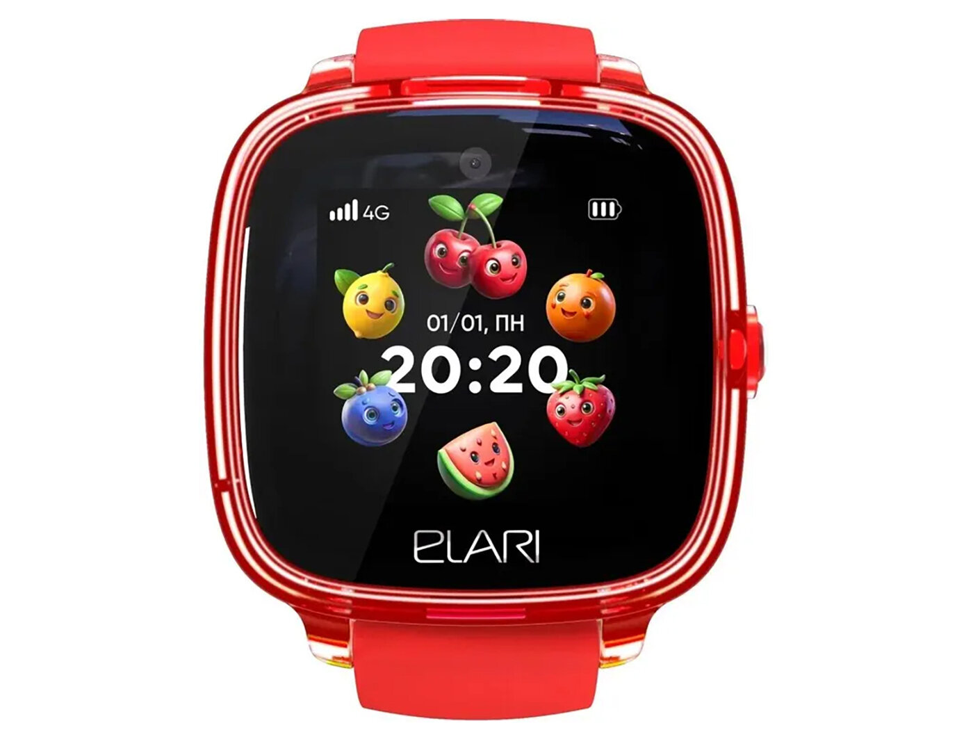 Смарт-часы / Умные часы ELARI KidPhone Fresh 4G KP-4G-F-R Красный (Red) 1.4" — 3.6 см