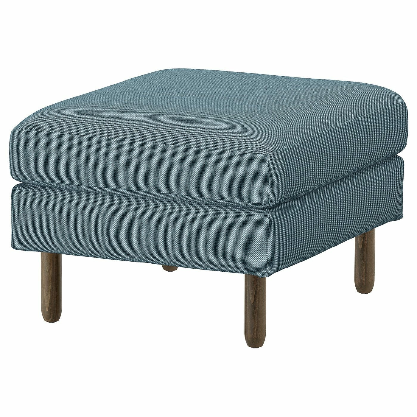 Пуф IKEA SALTSJ BADEN, темный серо-синий 296.276.09