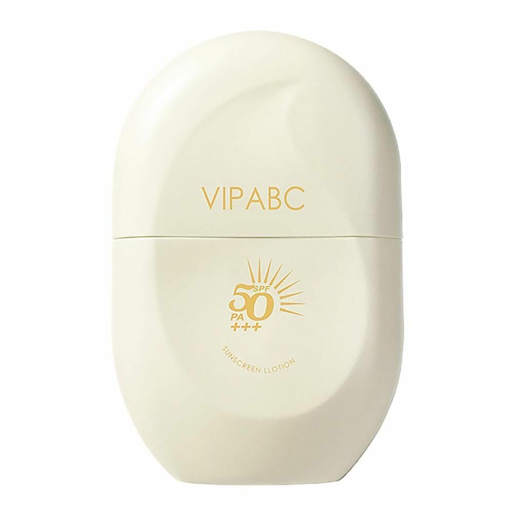 Солнцезащитный крем для лица водостойкий SPF50+ VIPABC, матирующая солнцезащитная эмульсия-капсула от ультрафиолета, 50г
