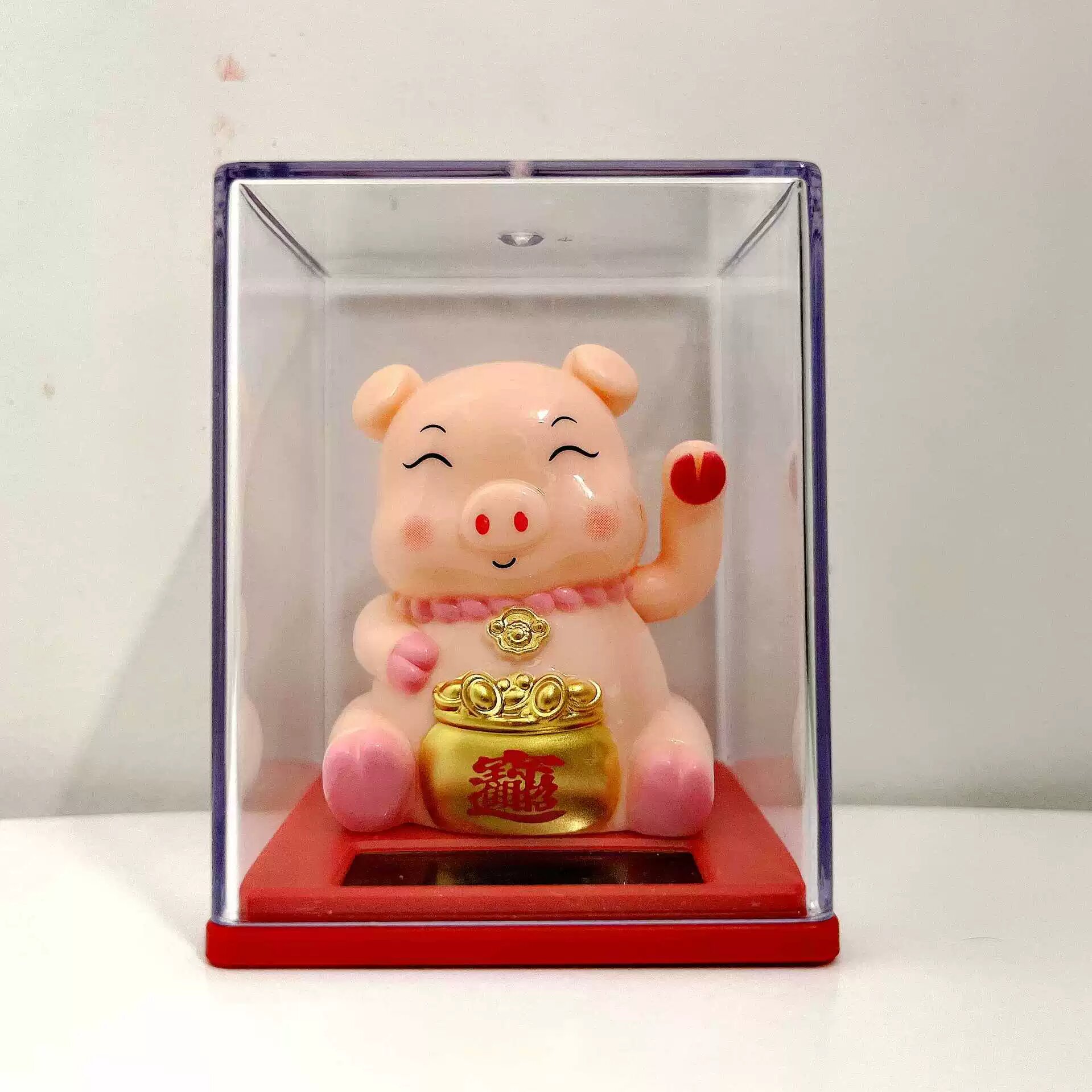 Солнечная фигурка счастливой кошки 2inch (Panda Blind Box), настольное украшение в виде Будды, подарок на день