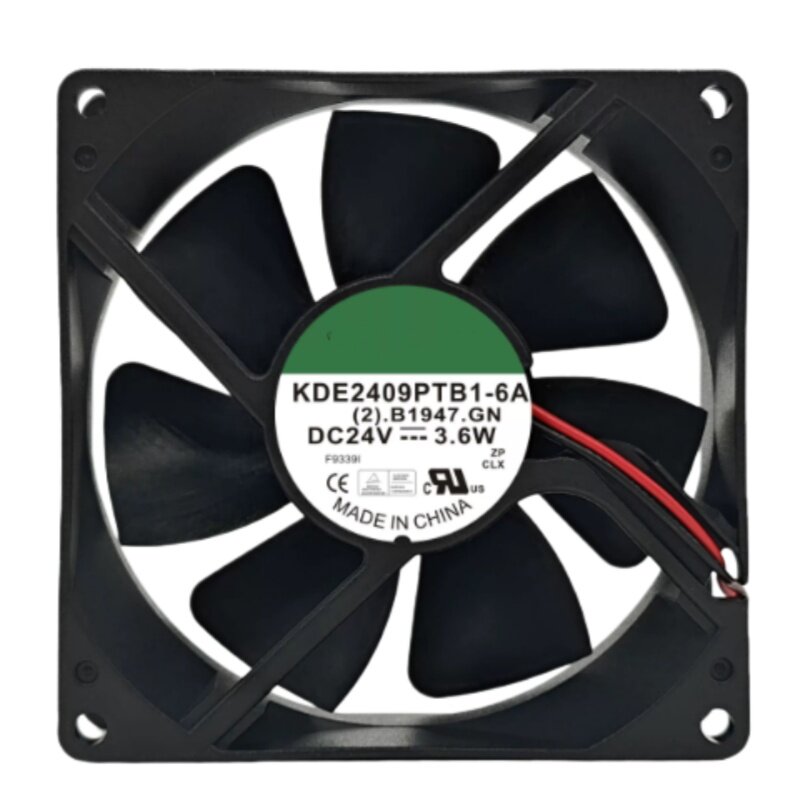 100% Новый оригинал KDE2409PTB1-6A 24V 3.6W 90*90*25MM вентилятор преобразователя частоты