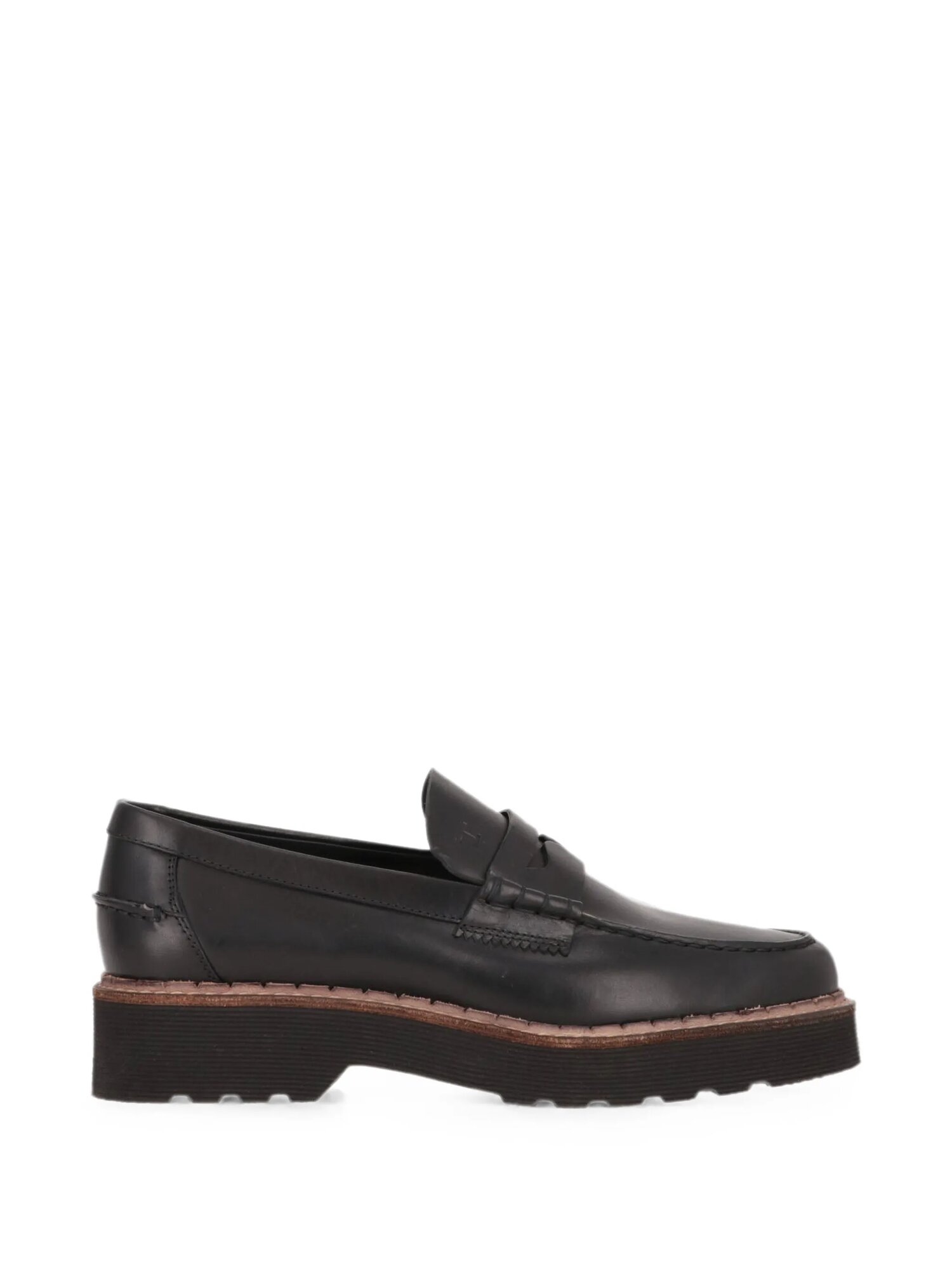 Лоферы Leather penny loafers