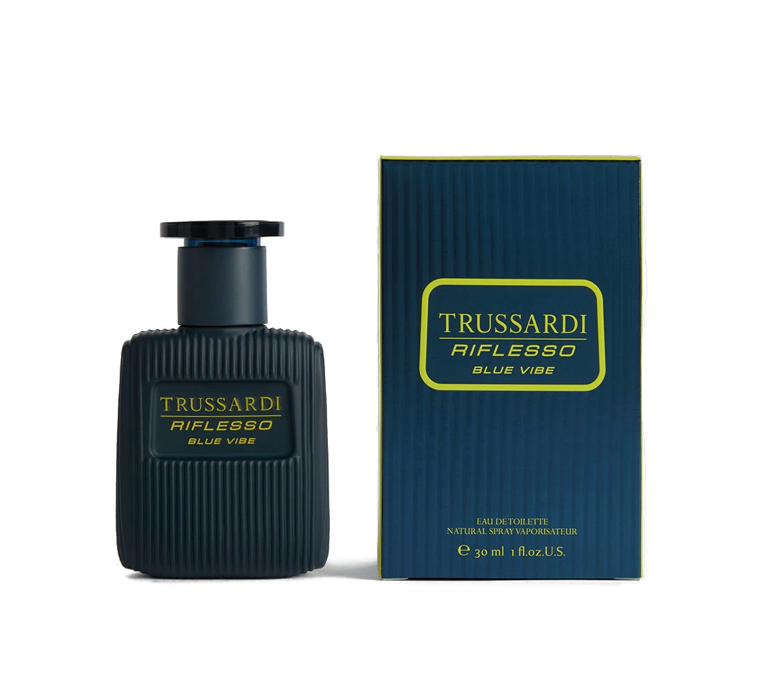 Blue Vibe туалетная вода мужская 30 мл - Труссарди Рифлессо Блу Вайб / Trussardi