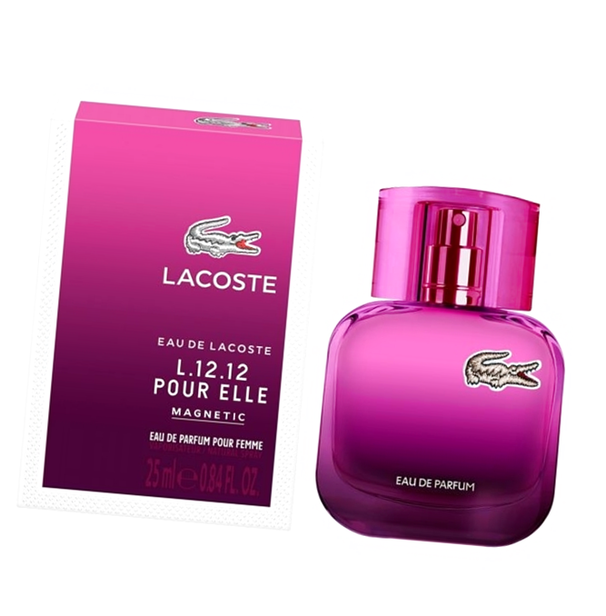 Lacoste Magnetic Pour Elle парфюмерная вода 25 мл для женщин - Лакост Л 12.12 фиолетовые духи