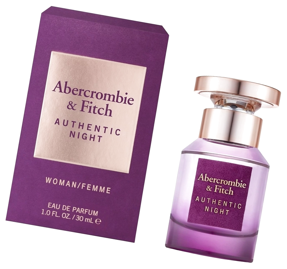Женская парфюмерная вода Abercrombie and Fitch Authentic Night 50 мл - Аутентик Найт