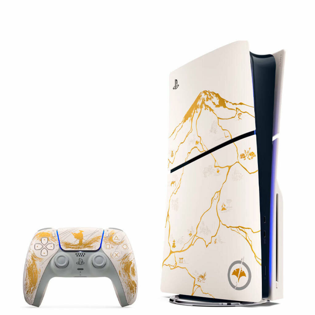 Игровая приставка Sony PlayStation 5 Slim (C приводом) Ghost of Yotei Gold
