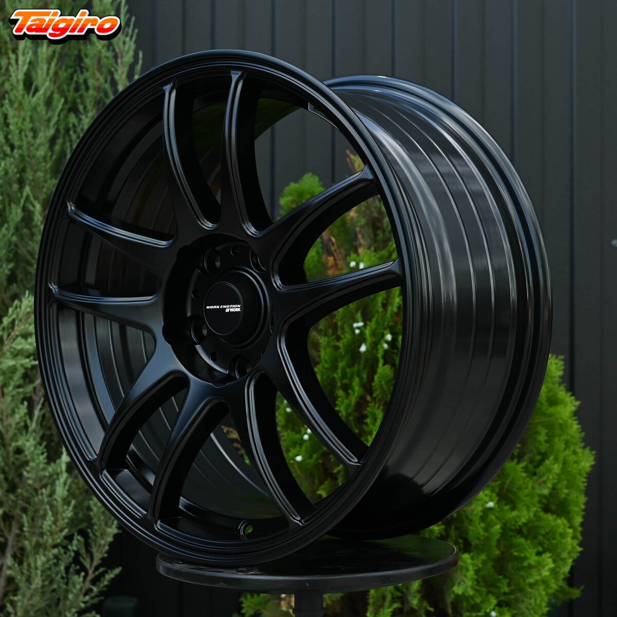 Комплект литых дисков R17 Work CR-Kai 7.5J ET40 5*112 Черный (F182)