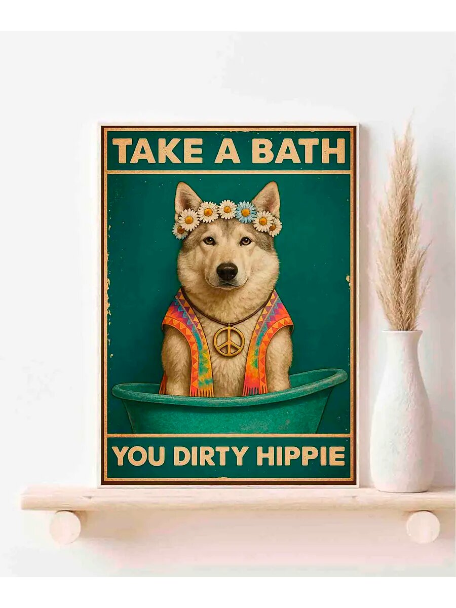 Западносибирская лайка, Take a Bath You Dirty Hippie, Плака