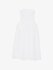 Платье Simone Rocha Embroidered midi dress, размер 6, бежевый/белый