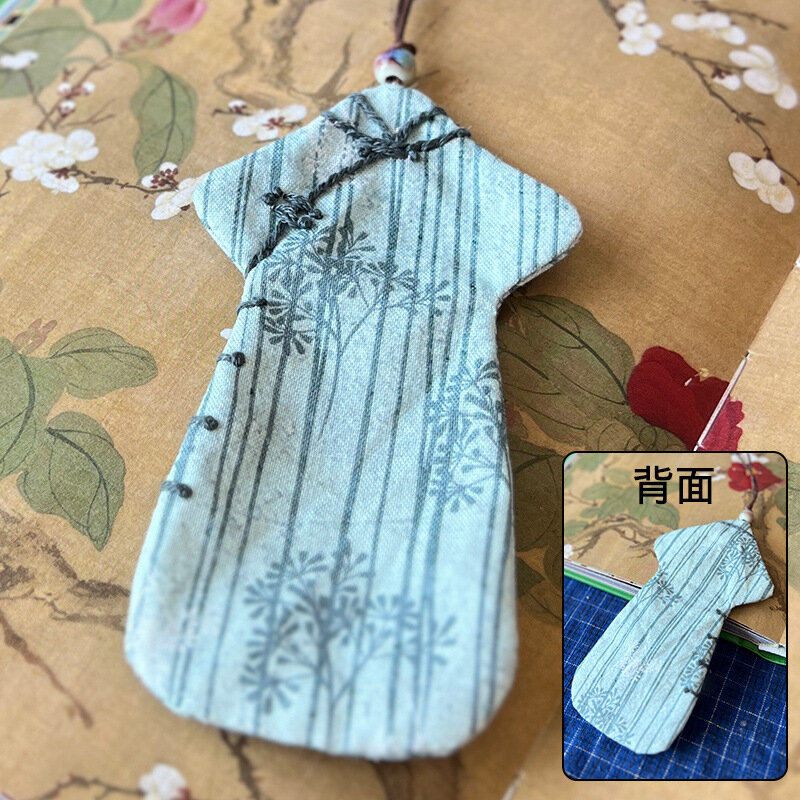 Набор для вышивки закладки DIY с пластиковым обручем 9 см, дизайн чайной юбки, не готовый, материал для творчества