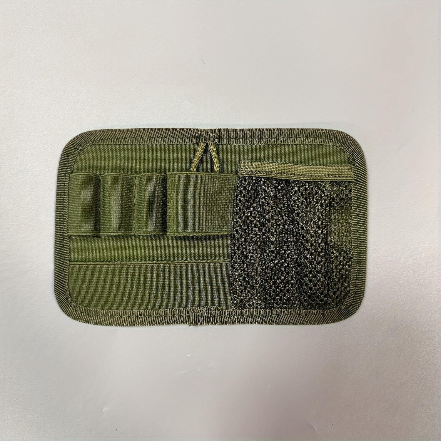 Тактическая клейкая панель Outdoor EDC с разделительной сеткой и крючками-липучками, зеленая