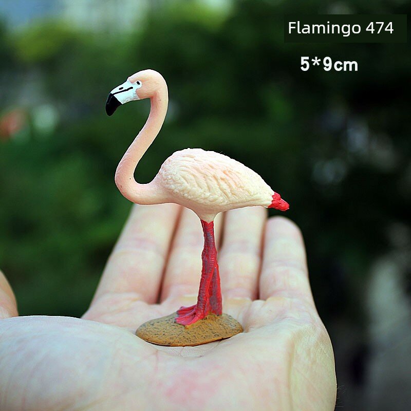 Лиловый фламинго модель с номером 474 для детской игрушки