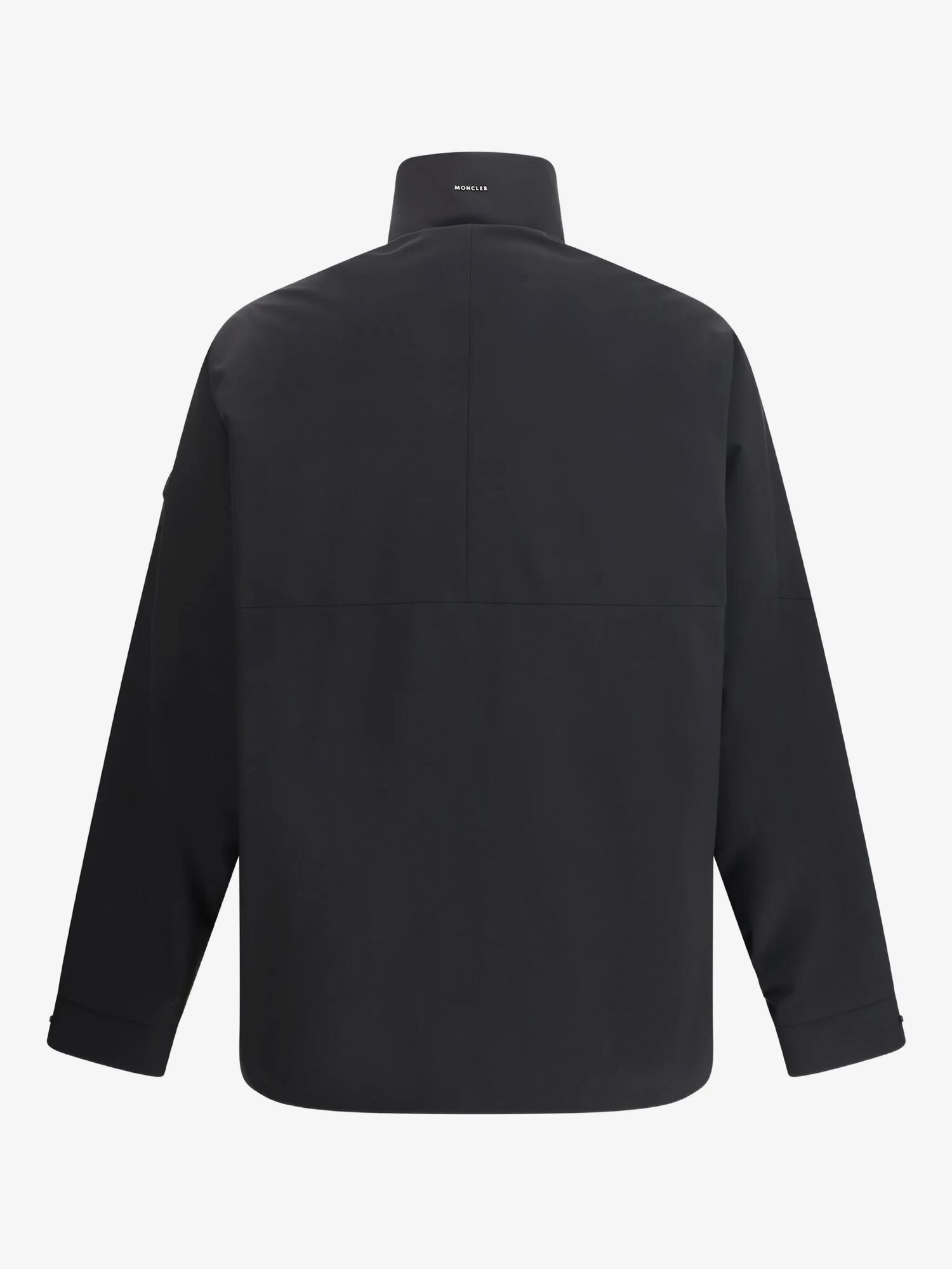 Куртка Moncler High-neck flap-pocket jacket, размер 56, черный — фото 1