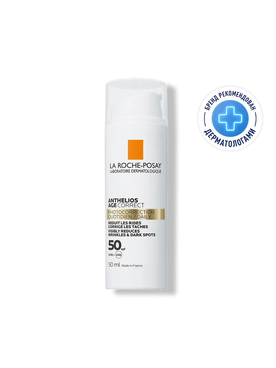 La Roche-Posay Anthelios Age Correct Крем для лица антивозрастной SPF50 50 мл 1 шт