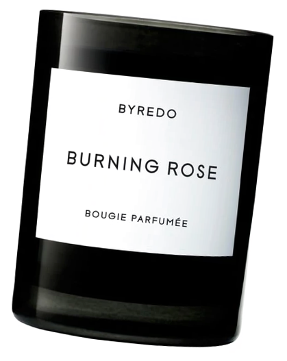 Женская ароматическая свеча Byredo Burning Rose - Бурнинг Роуз 240 гр