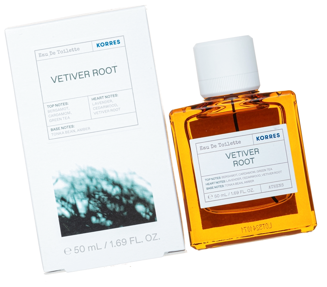 Туалетная вода Korres Vetiver Root для мужчин и женщин 50 мл / Ветивер