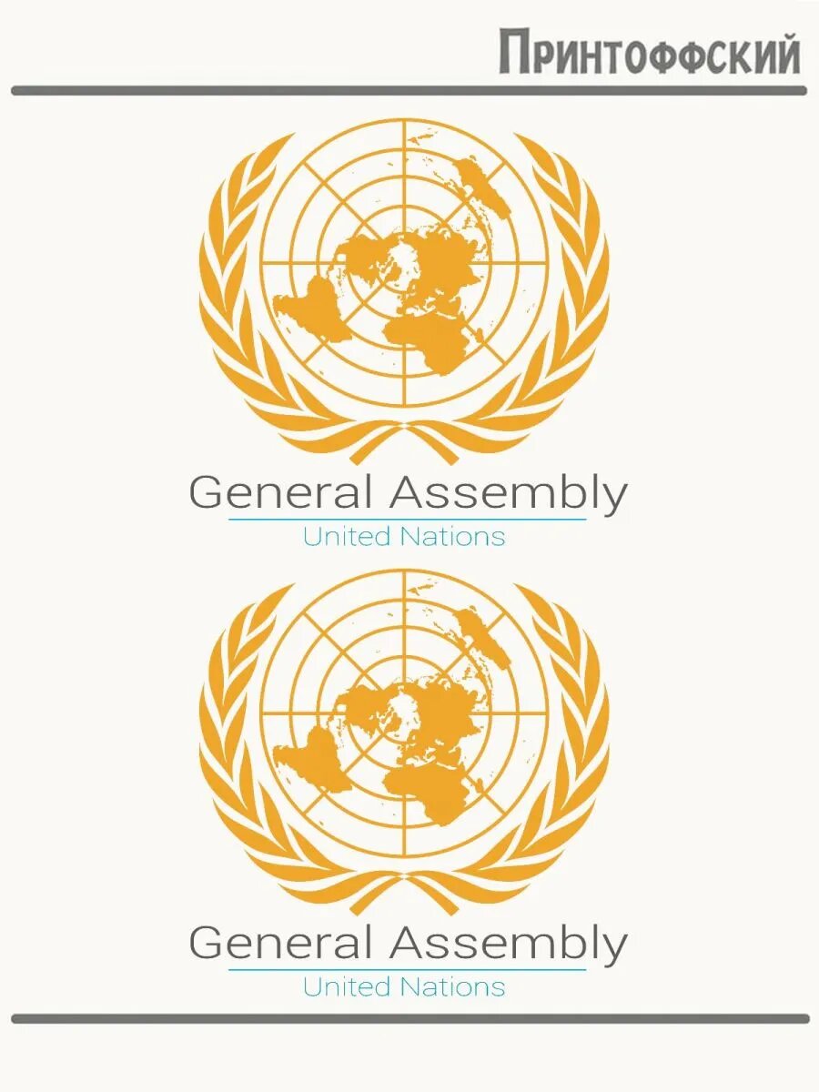 2-е (Две) Термонаклейки надпись general assembly генерал