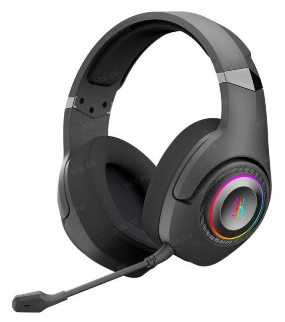 GR270 A4Tech Наушники с микрофоном/ Наушники с микрофоном A4Tech Bloody черный 1.5м мониторные BT/Radio ()