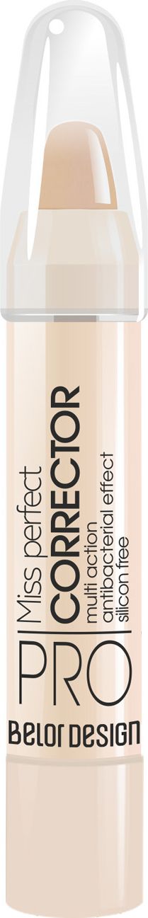 Belor Design / Белор Дизайн Miss Perfect Корректор для лица, тон 12 кремовый бежевый, 2.4г / декоративная косметика