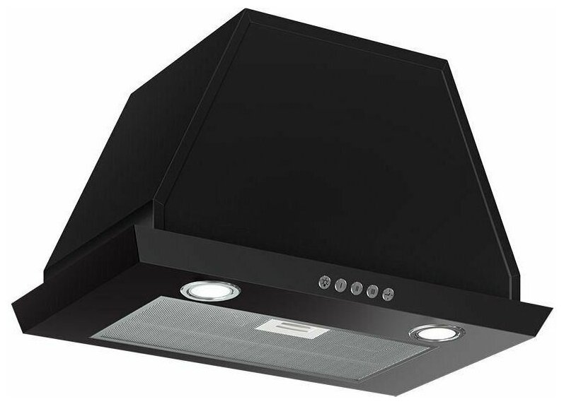 Вытяжка встраиваемая Elikor 52P-650-E3D BLACK