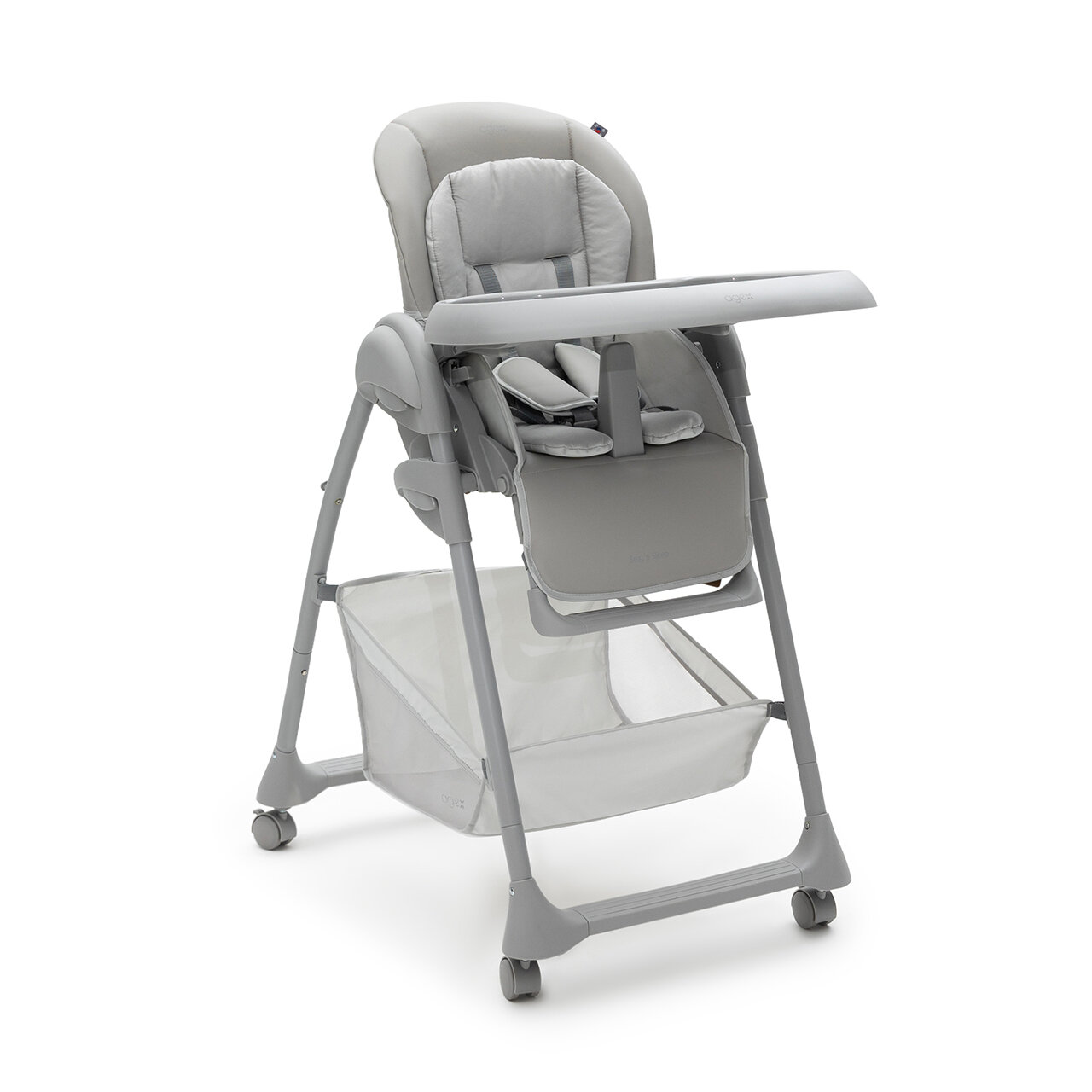 Шезлонг-стульчик для кормления Agex Seat`n Sleep, цвет Light Grey (Серый), артикул производителя ASL971