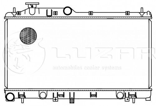 Радиатор охлаждения Luzar LRc2212 Для Subaru Forester S12 (08-) 2.0I / 2.5I Mt