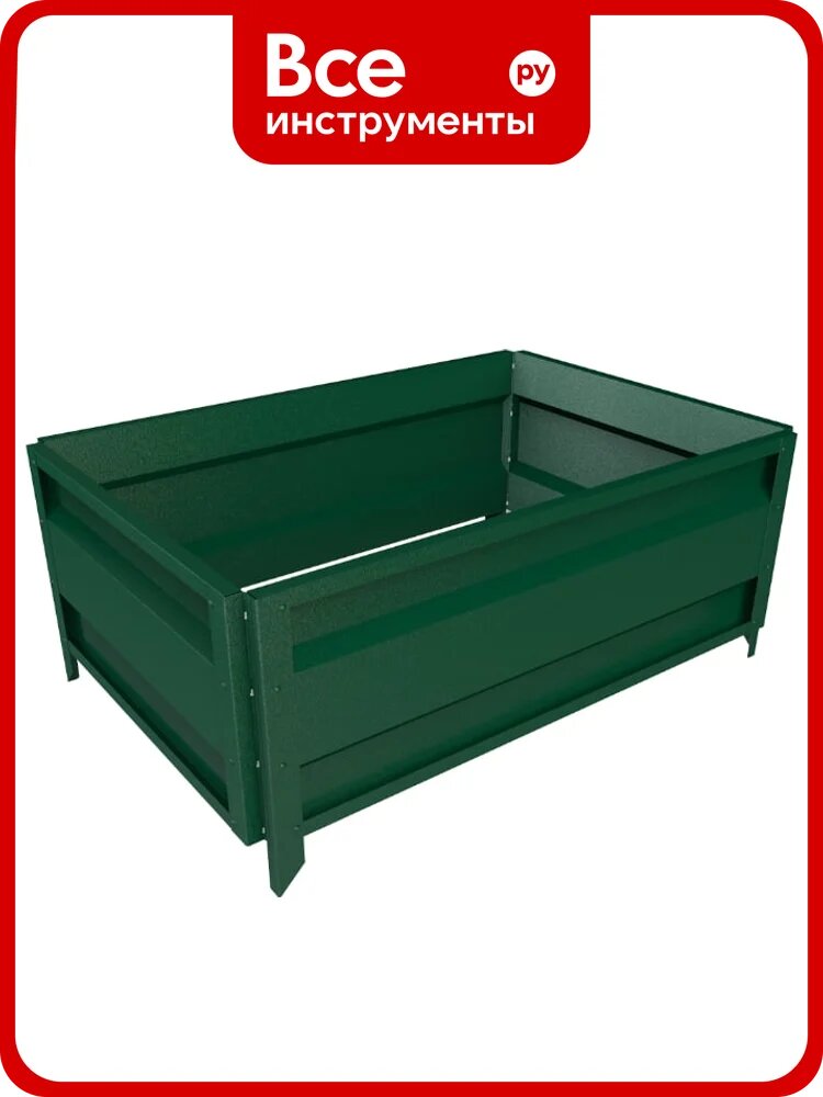 Сборная грядка Delta-Park GU 0.7х1 м, зеленая 30011_GU701Gr