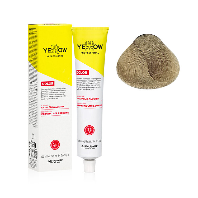 Yellow Professional - Color Permanent 9 Cool Крем-краска для волос перманентная 100 мл