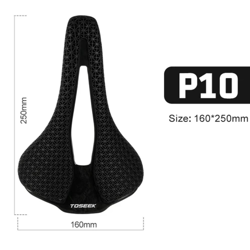 Сверхлёгкое углеродное гоночное велосипедное седло TOSEEK P10 с наполнением 3D-печати для горных и шоссейных велосипедов