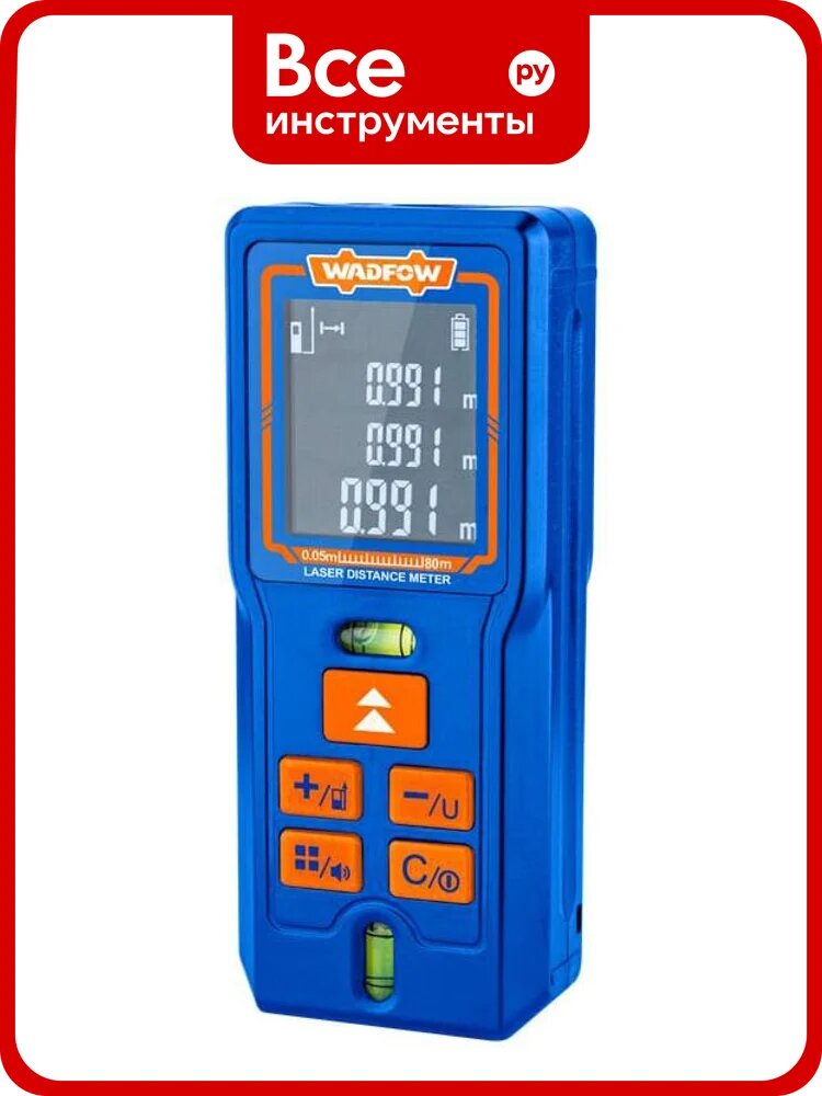 Дальномер лазерный WADFOW 0.05-80 м 40 WDL1508