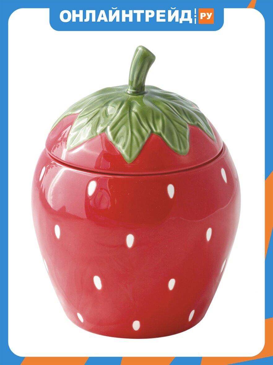 Банка для хранения Easy Life Jardin Des Fraises, 13х18 см (R3486/JARF)