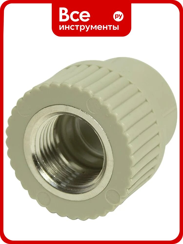 Комбинированная муфта VRT внутренняя, 20х1/2", EVER plast, серый 538309